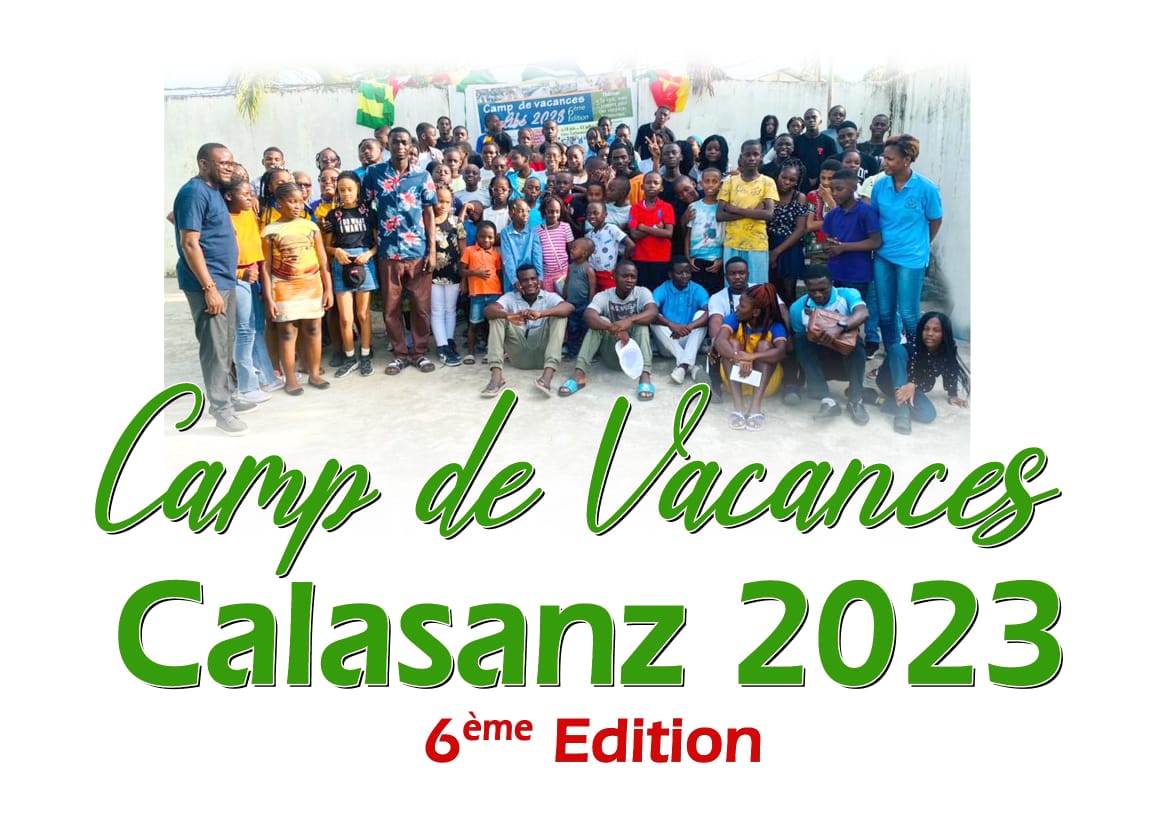 Début du camp de vacances calasanz 2023 à Malibé (Gabon)